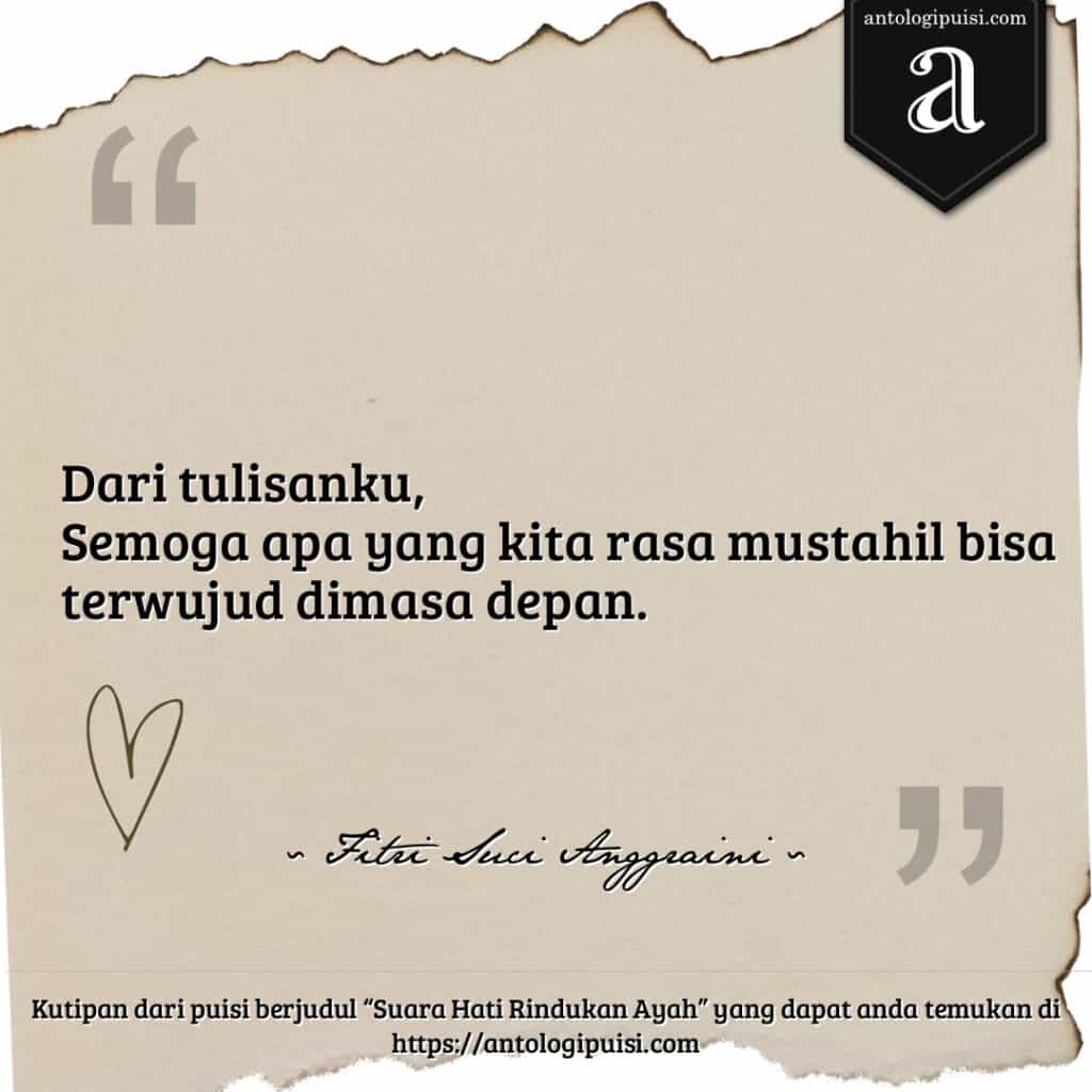 Kumpulan Puisi Ayah Terbaru Dan Menyentuh Hati